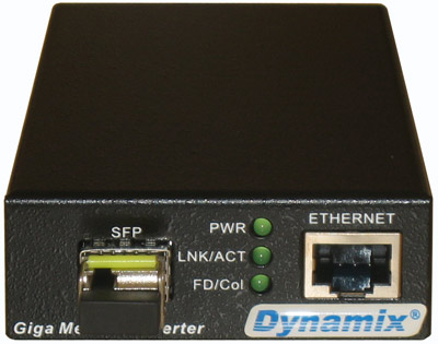 Dynamix MC-1000 (SFP) - оптические медиаконверторы 1000M Ethernet (медь ...